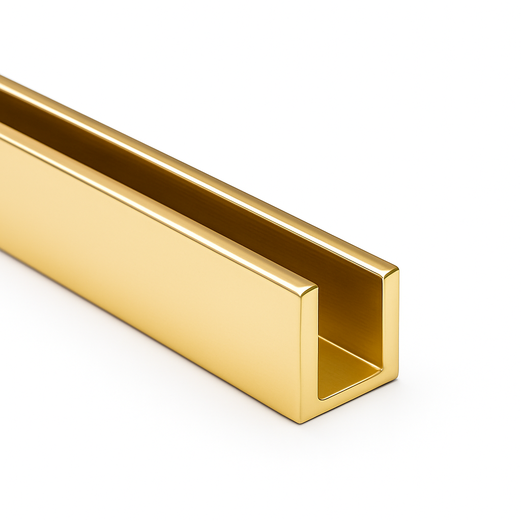U Channel - 12mm – Obsidian Glass Hardware